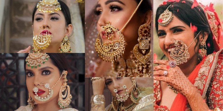 Trendy bridal naths that are perfect for modern brides