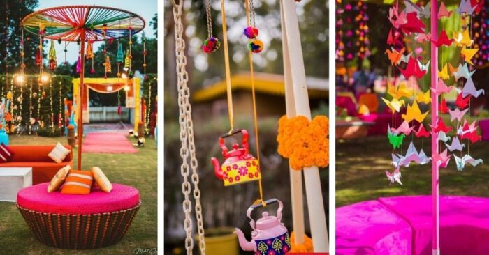DIY Decor Ideas For Haldi And Mehendi At Home - Styl Inc