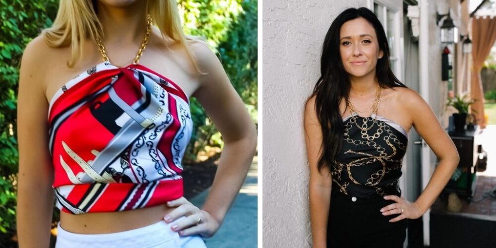 Seven Chic Ways To Turn Scarf Into Fashionable Top - Styl Inc