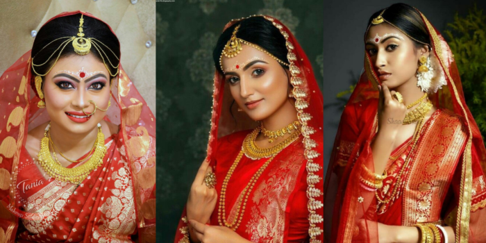 These bridal bindi designs are perfect for the Bengali Bride - Styl Inc