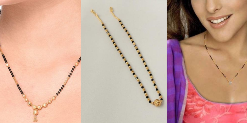 Here are some beautiful gold mangalsutra designs - Styl Inc