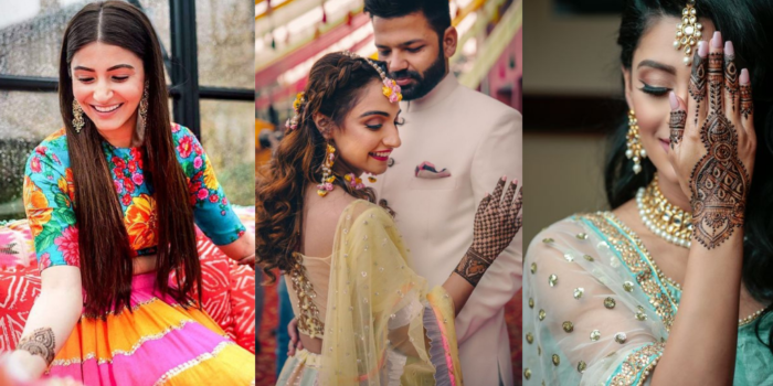 Here are some famous & trending poses for mehendi - Styl Inc