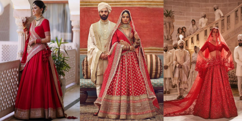 Here's a list to choose a beautiful Sabyasachi bridal lehenga from ...