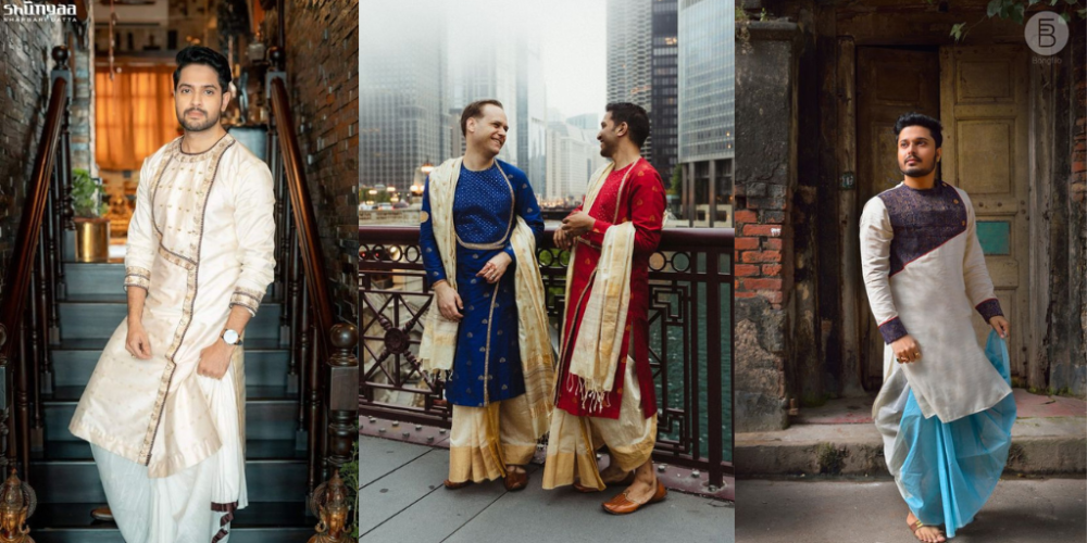 Here are some great ideas for a bengali groom dress - Styl Inc