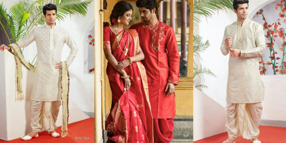 Here are some great ideas for a bengali groom dress - Styl Inc