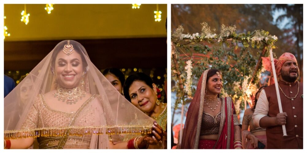modern bridal entry