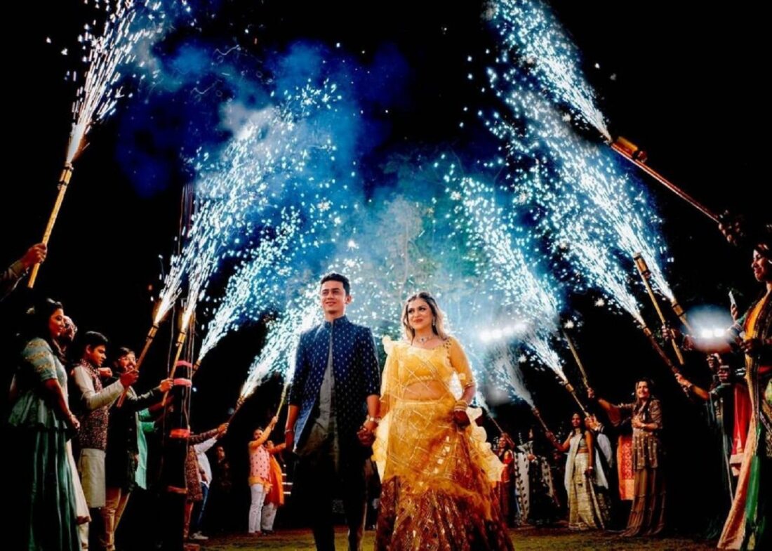 modern bridal entry