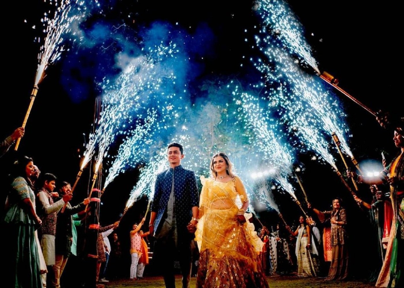 modern bridal entry